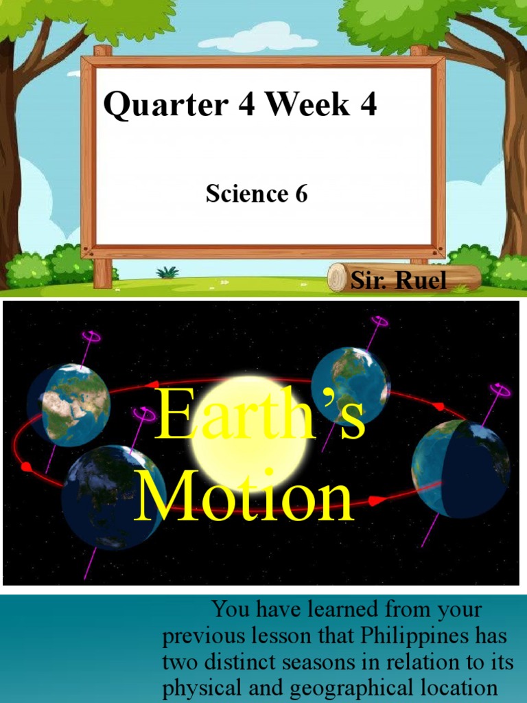 Earth's Motion: Rotation & Revolution | PDF | Earth | Rotation
