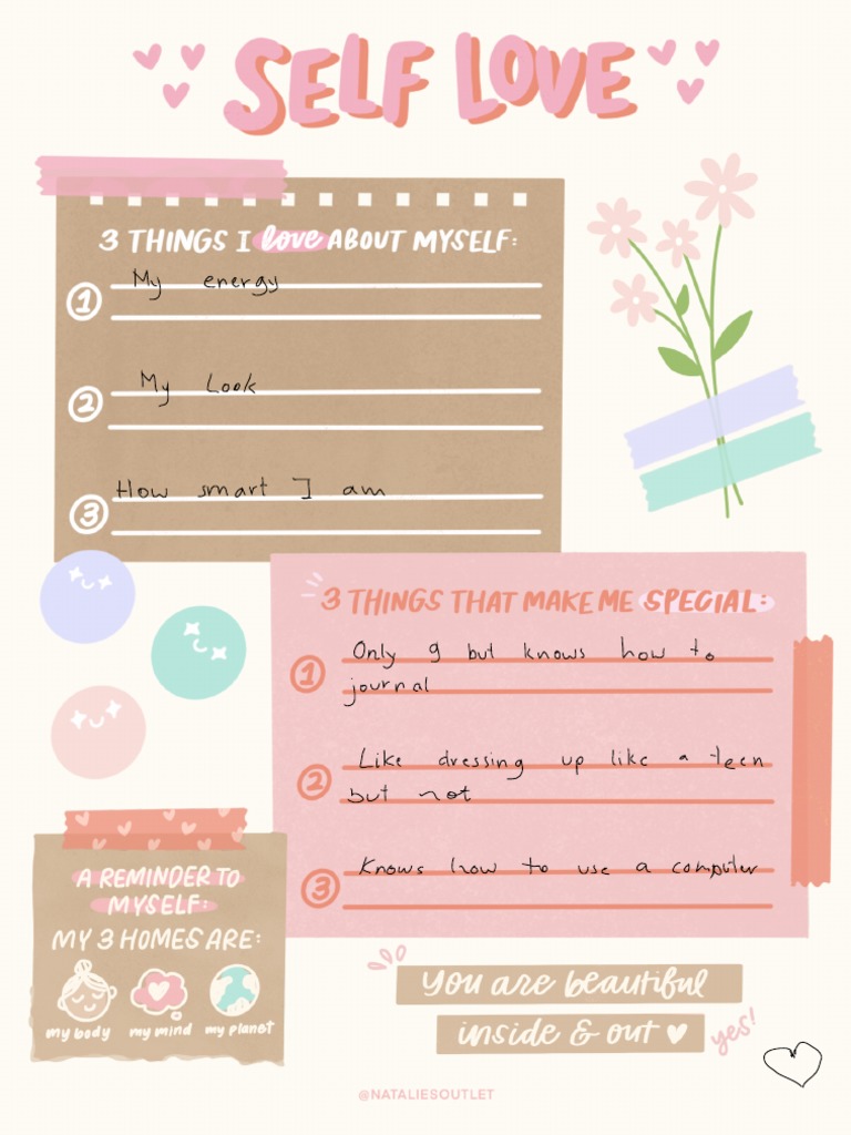 Self Love Worksheet.01 | PDF