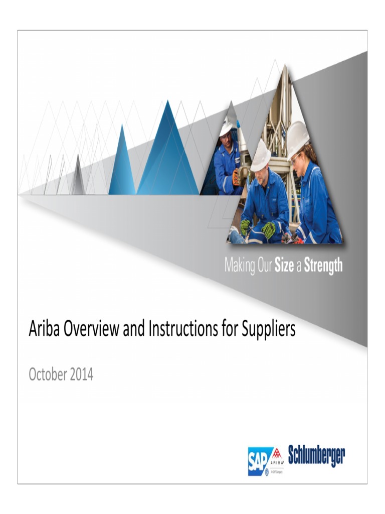 Ariba Overview and Instructions For Suppliers Nov2014 | PDF | Microsoft ...