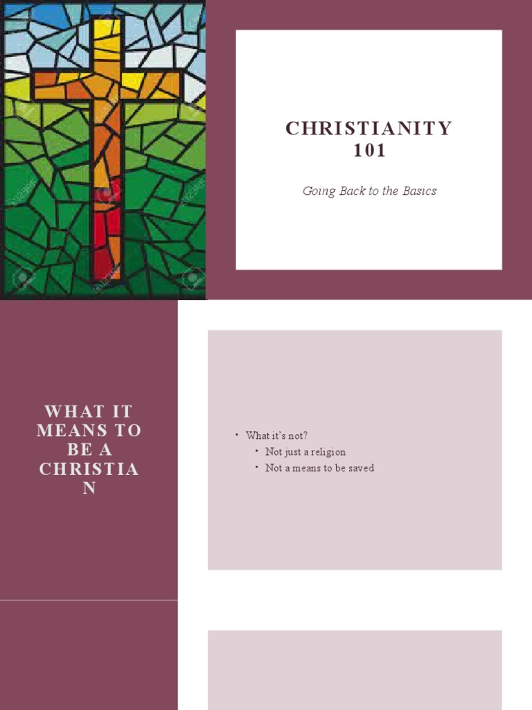 Christianity 101: Going Back To The Basics | PDF | Paul The Apostle ...
