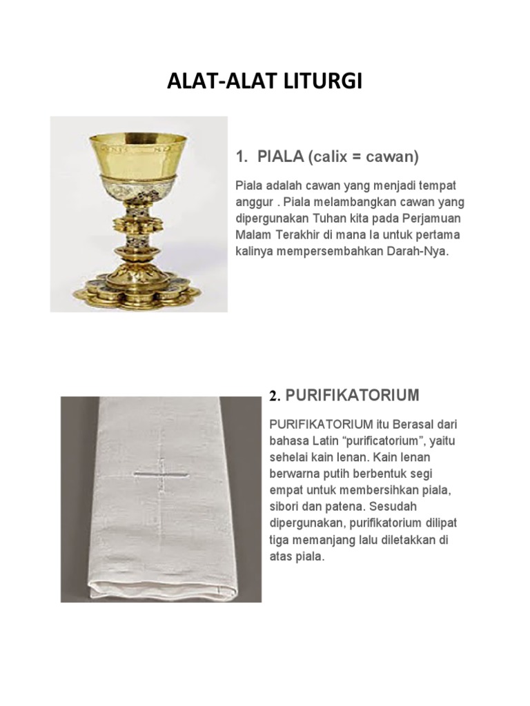 Alat-Alat Liturgi | PDF