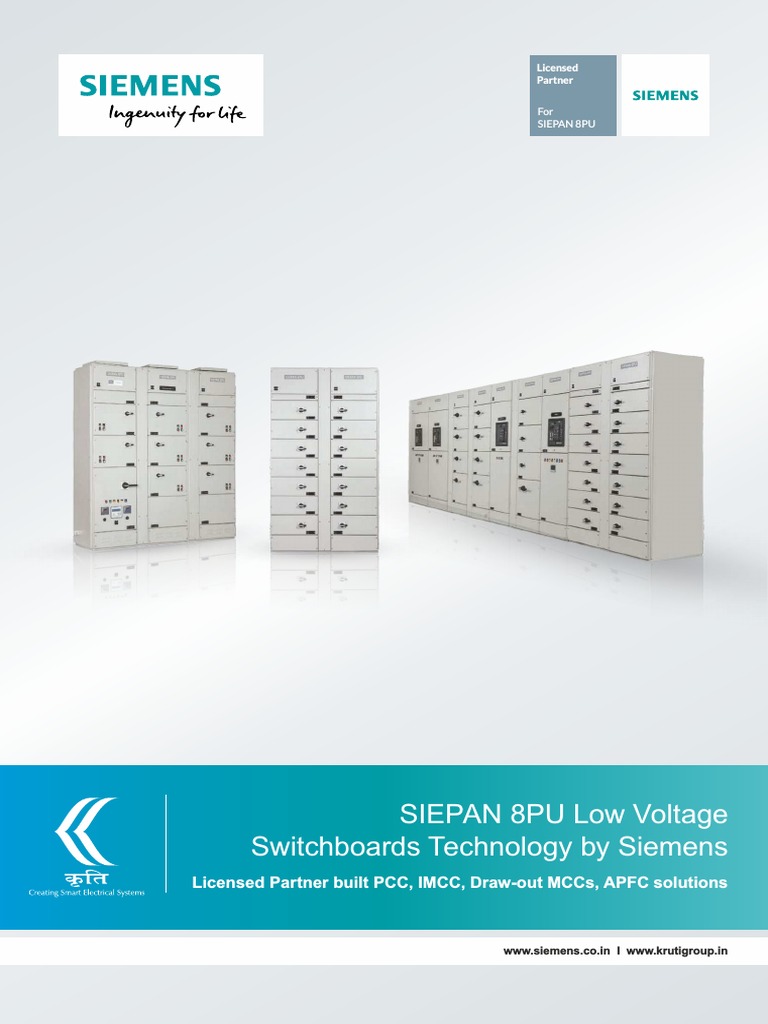 SIEPAN 8PU Low Voltage Switchboards Technology by Siemens | PDF ...