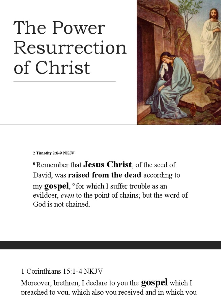 The Resurrection of Christ | PDF | Resurrection Of Jesus | Jesus