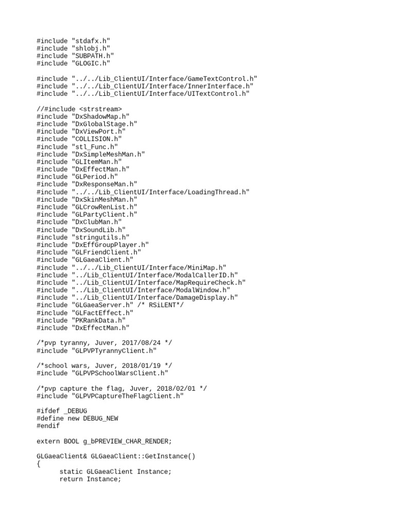 C++ header file includes game engine code | PDF | Computer Programming ...