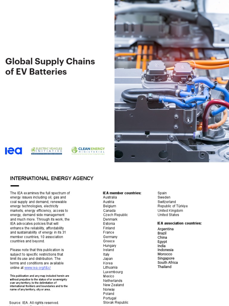 Global Supply Chains of Ev Batteries | PDF | Electric Vehicle | Lithium ...