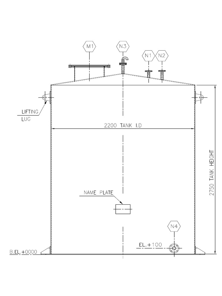 Waste Water Tank-Model | PDF