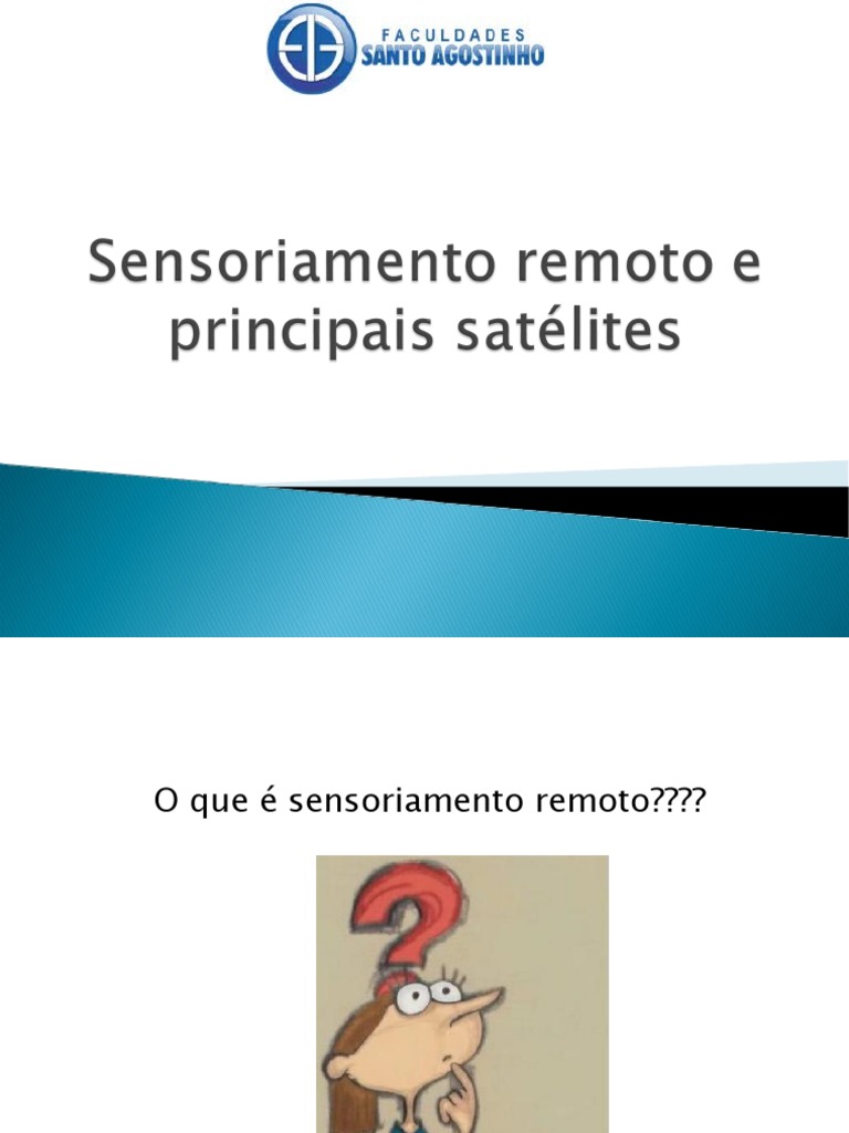 Introdução ao Sensoriamento Remoto | PDF | Sensoriamento remoto ...