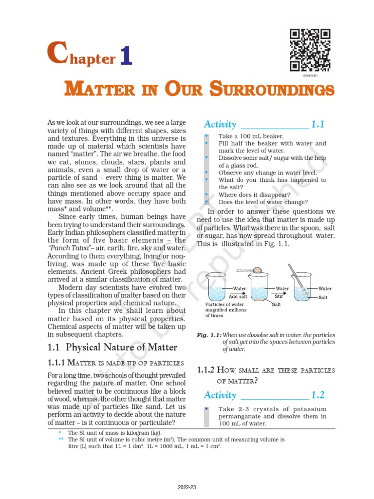 Science Class 9th | PDF | Gases | Temperature
