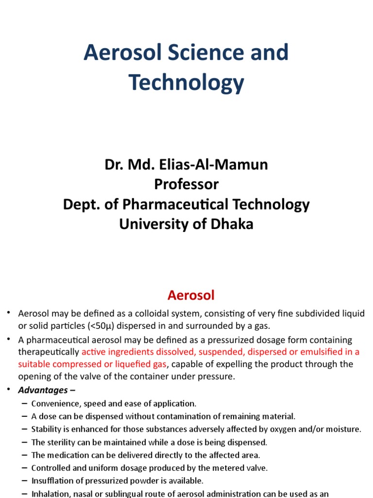 Aerosol Science and Technology Final Elias | PDF | Valve | Aerosol