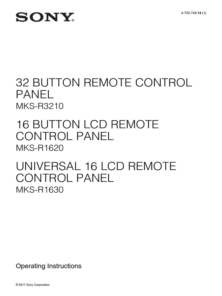 32 Button Remote Control Panel | PDF | Computer Networking | Computer ...