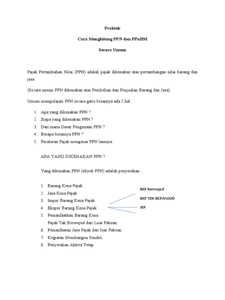 Panduan Menghitung PPN dan PPnBM | PDF | Pengelolaan Keuangan & Uang