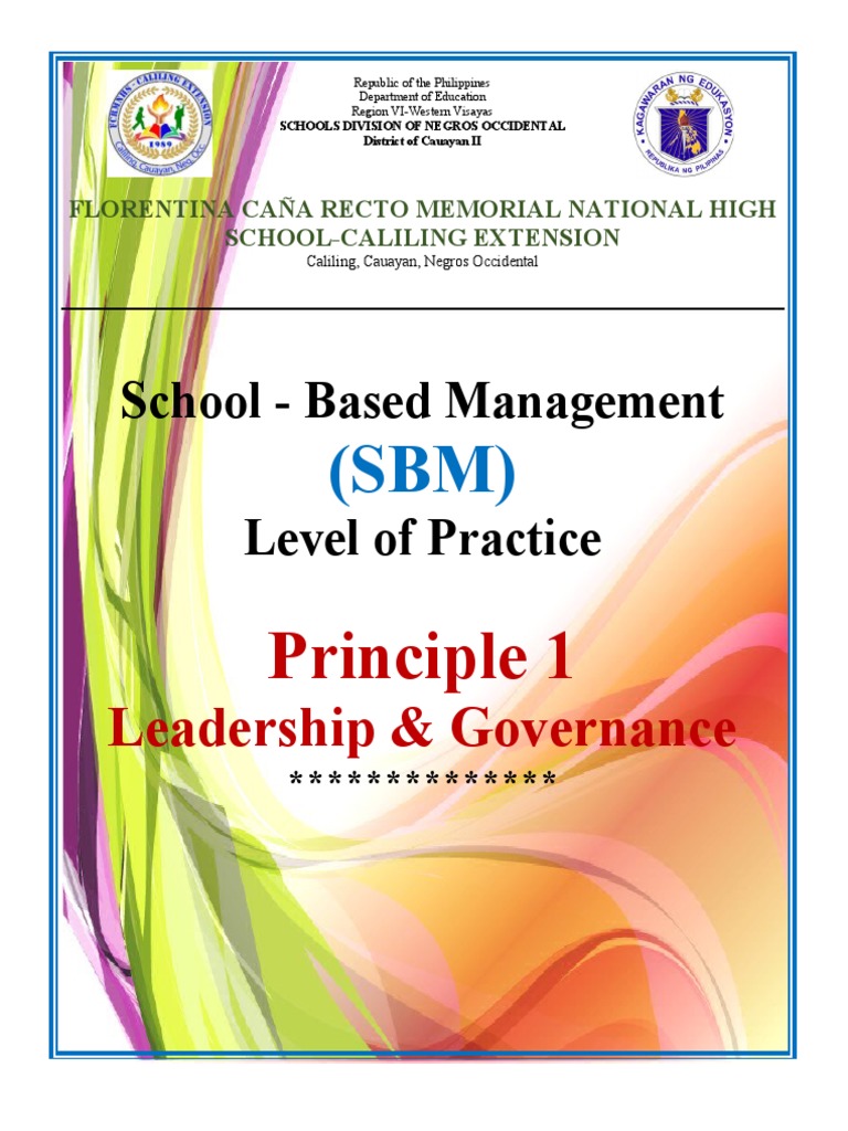 SBM-Level of Practice Folder | PDF