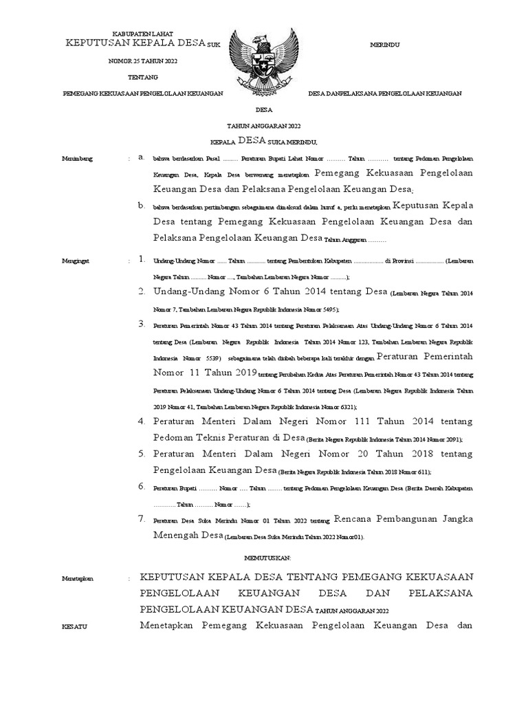 SK PPKD Terbaru | PDF