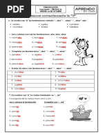 Guia Plurales de Palabras Terminadas en Z | PDF | Circo