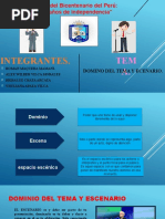 Dominio del Tema y Escenario en Exposiciones | PDF