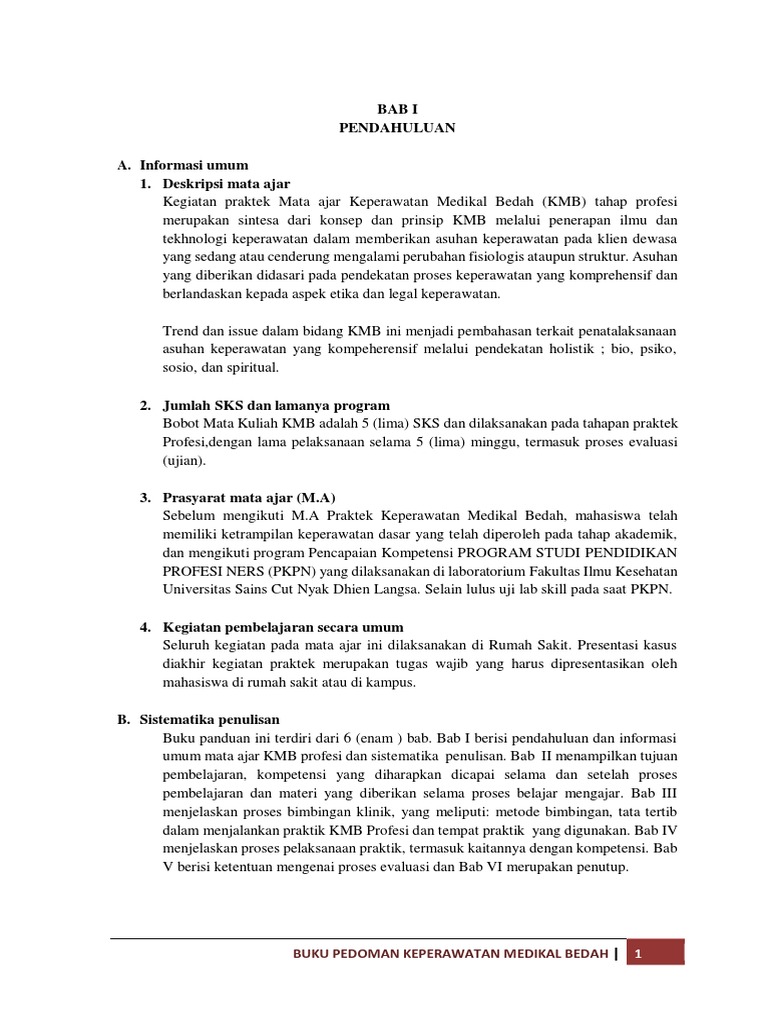 Modul KMB Ners 2022 | PDF