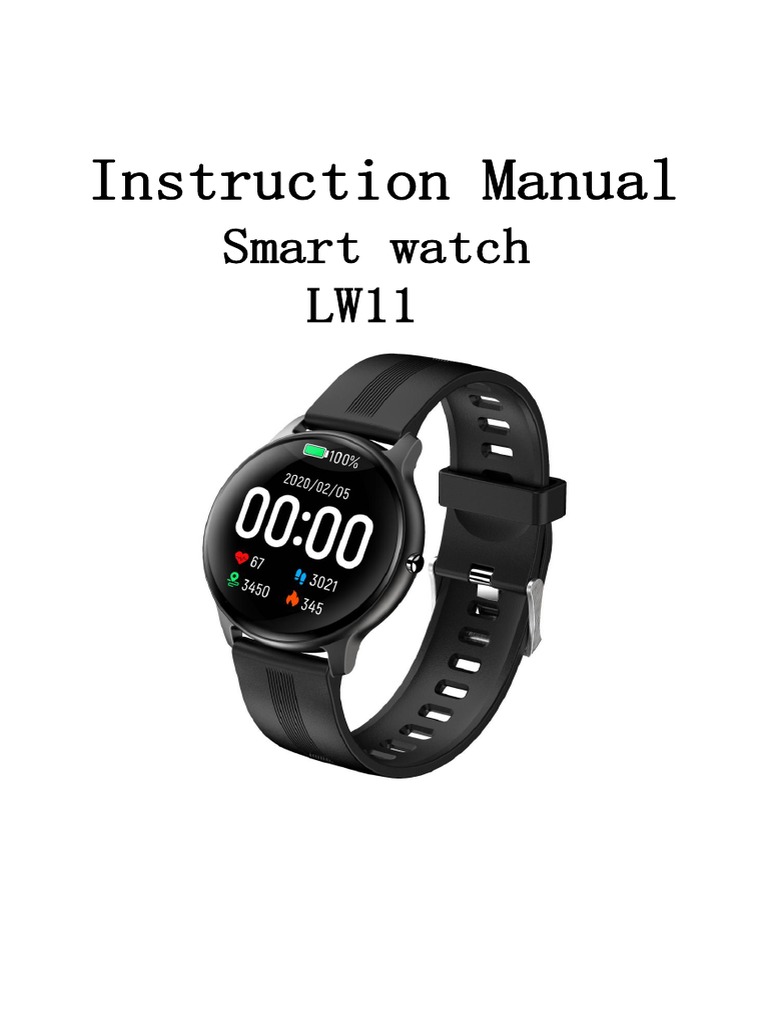 Instruction Manual: Smart Watch LW11 | PDF | Radio | Electromagnetic ...