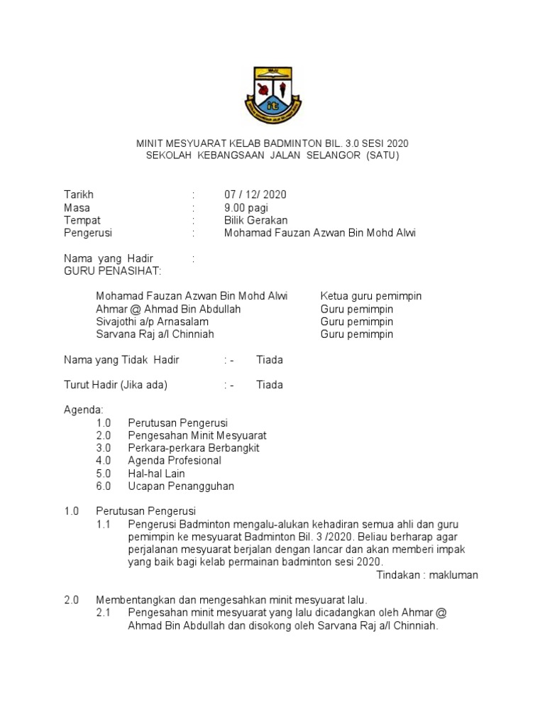 Badminton - Minit Mesy. Koko Bil 3 | PDF