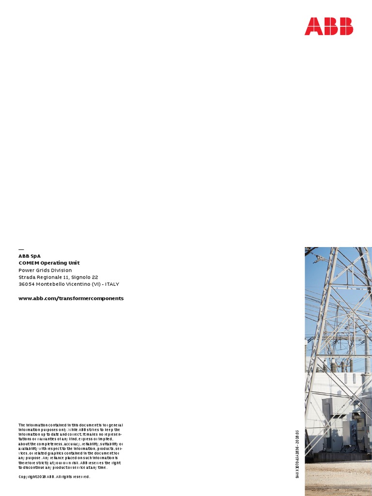 Abb Spa COMEM Operating Unit | PDF