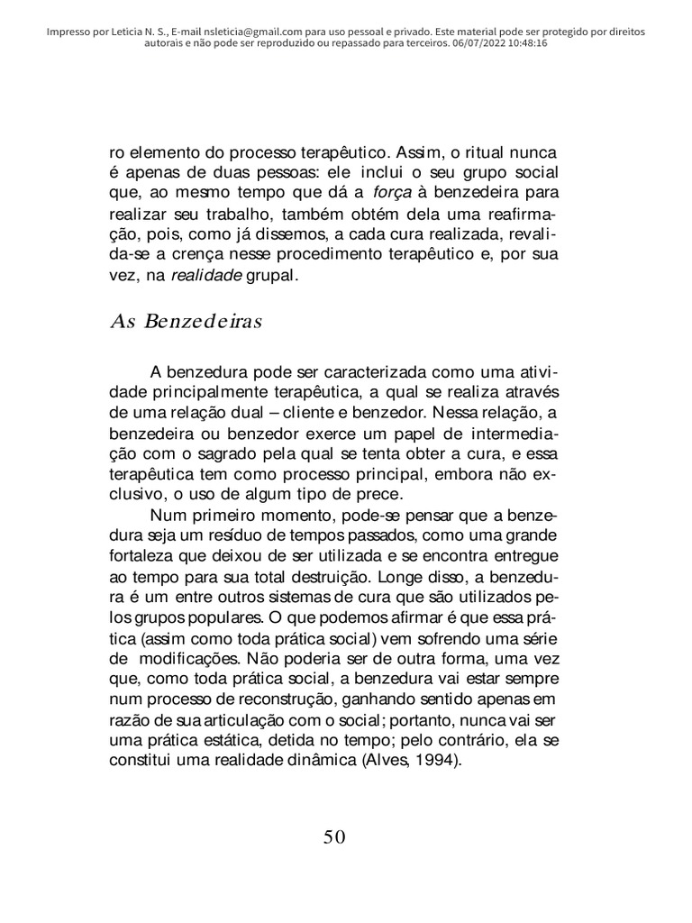 A Ciencia Da Benzedura - 6 | PDF | Aprendizado | Família