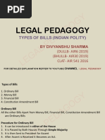 Different Types of Bills | PDF | Bill (Law) | Government