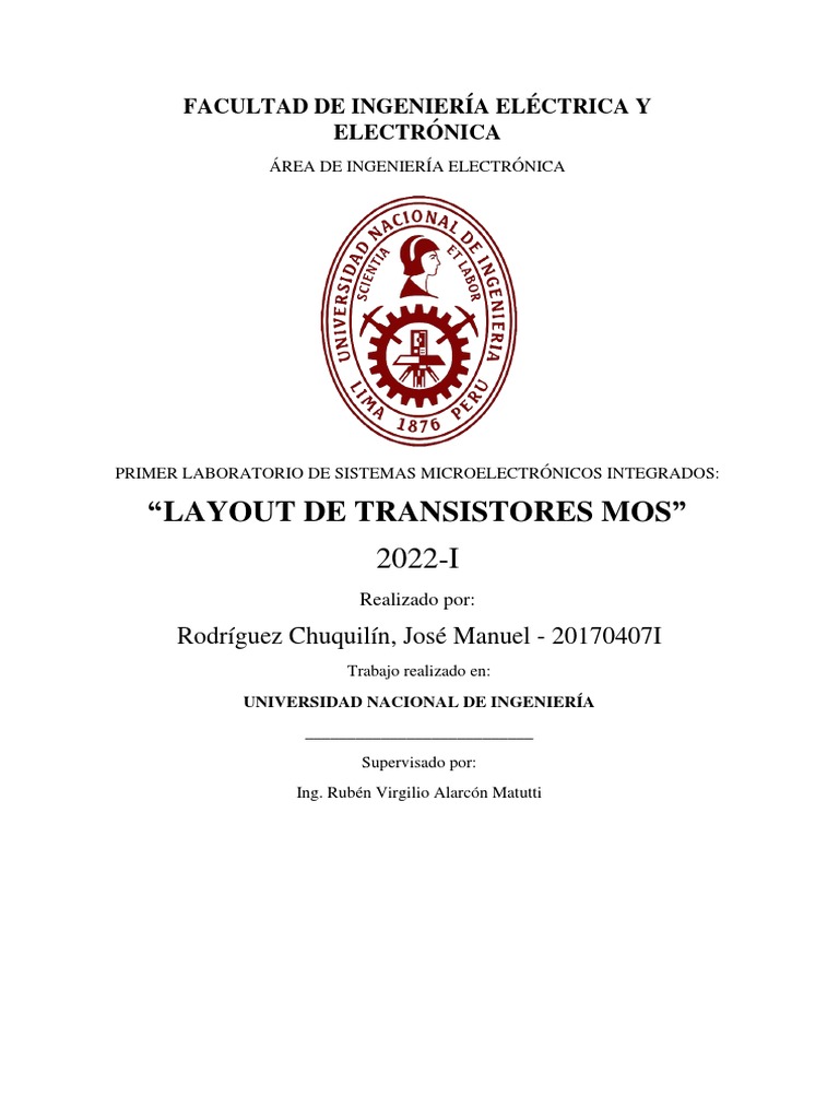 Layout de Transistores MOS | PDF | Transistor | Electrónica