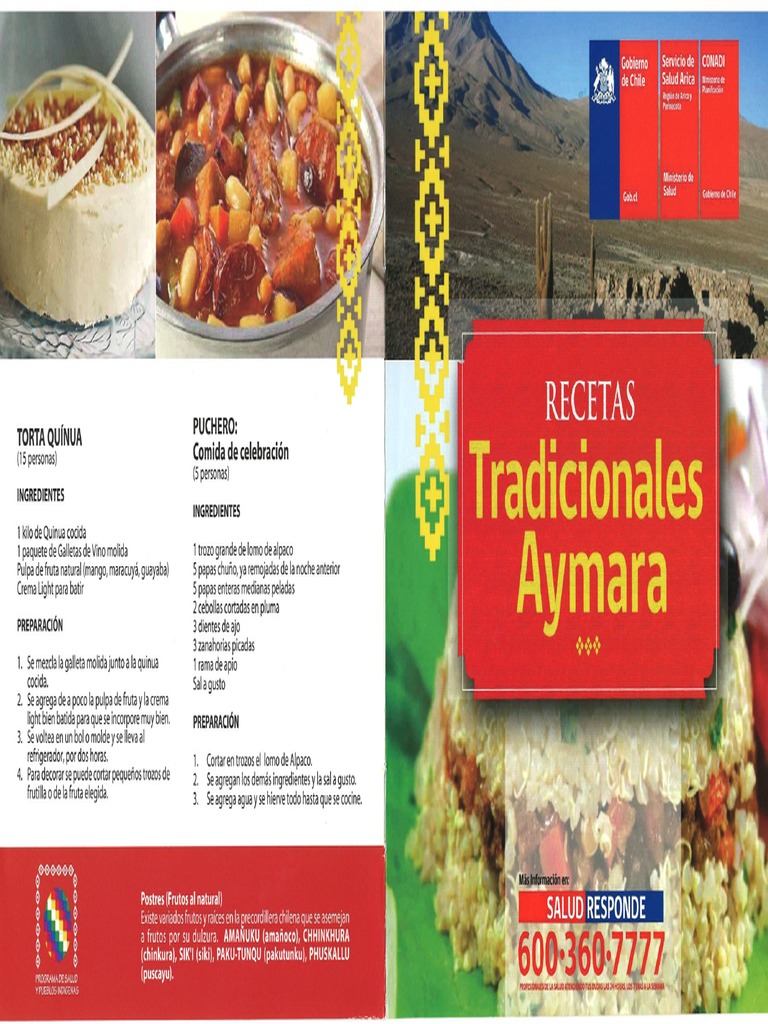 Recetario Tradicional Aymara | PDF
