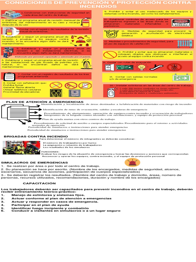 Condiciones de Prevención y Protección Contra Incendios | PDF