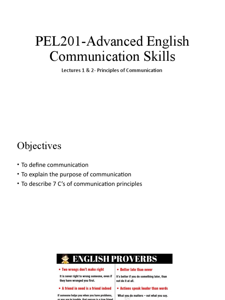 Principles of Effective Communication | PDF | Communication | Empathy