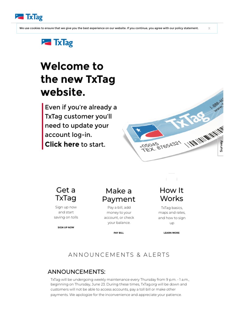 TxTagStore Site - Homepage | PDF | Credit Card | Service Industries
