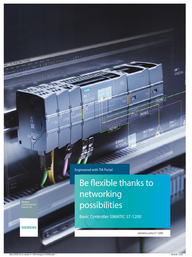 Be Flexible Thanks To Networking Possibilities: Basic Controller SIMATIC S7-1200 | PDF ...