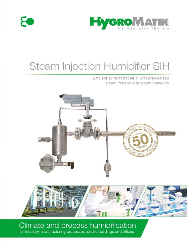 Steam Injection Humidifier SIH HygroMatic Valve | PDF | Steam ...