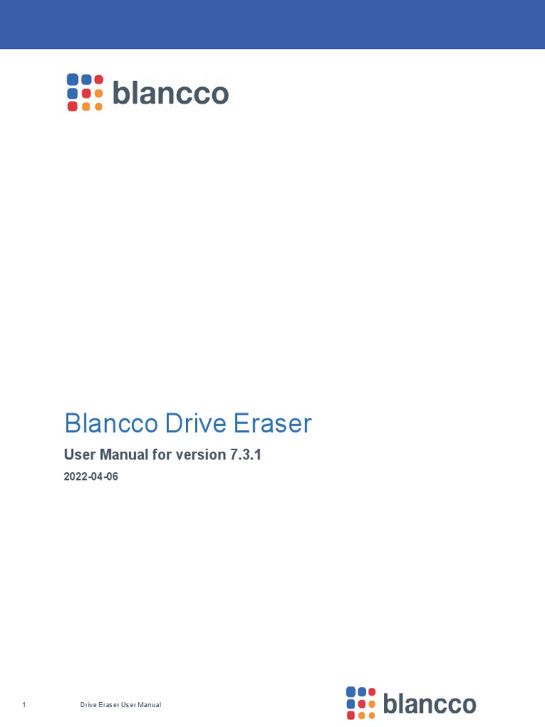 Blancco Drive Eraser Manual en-US | PDF | Booting | Chromebook