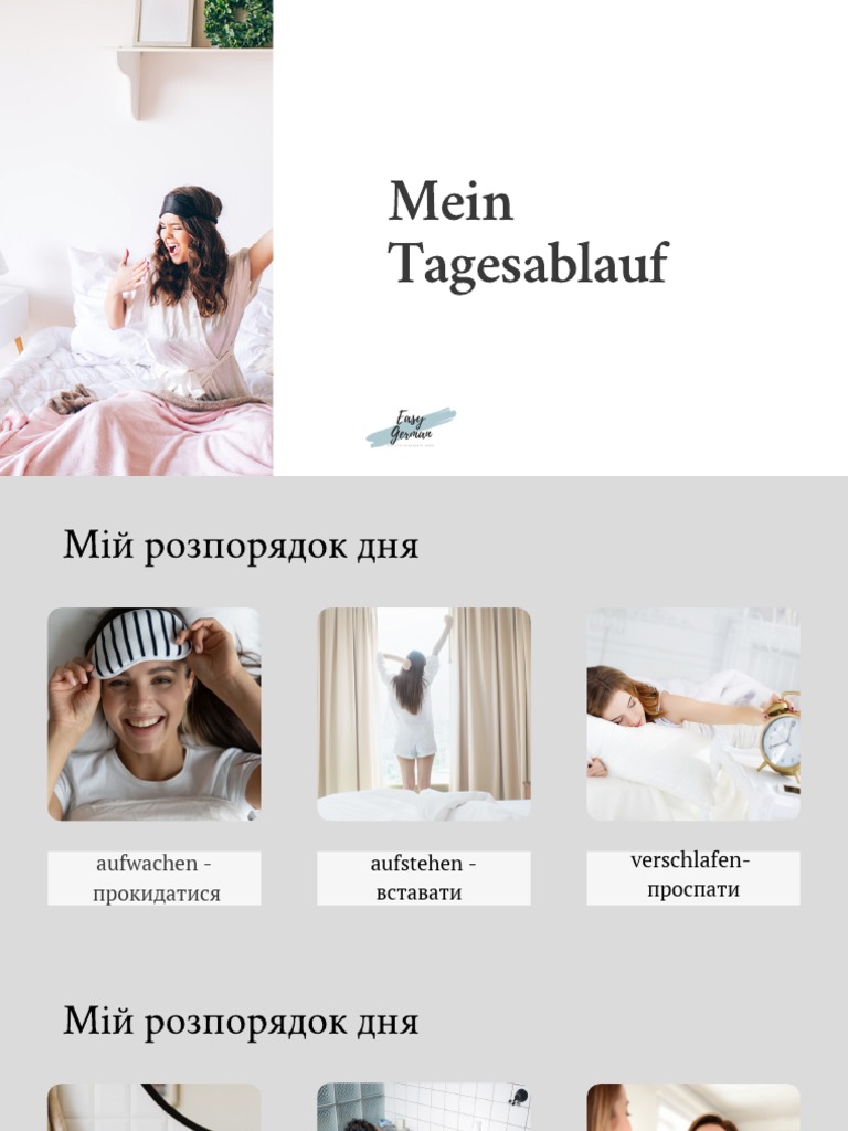 Mein Tagesablauf | PDF