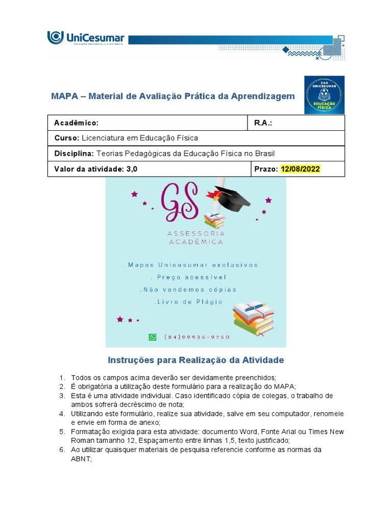 Mapa Unicesumar | PDF