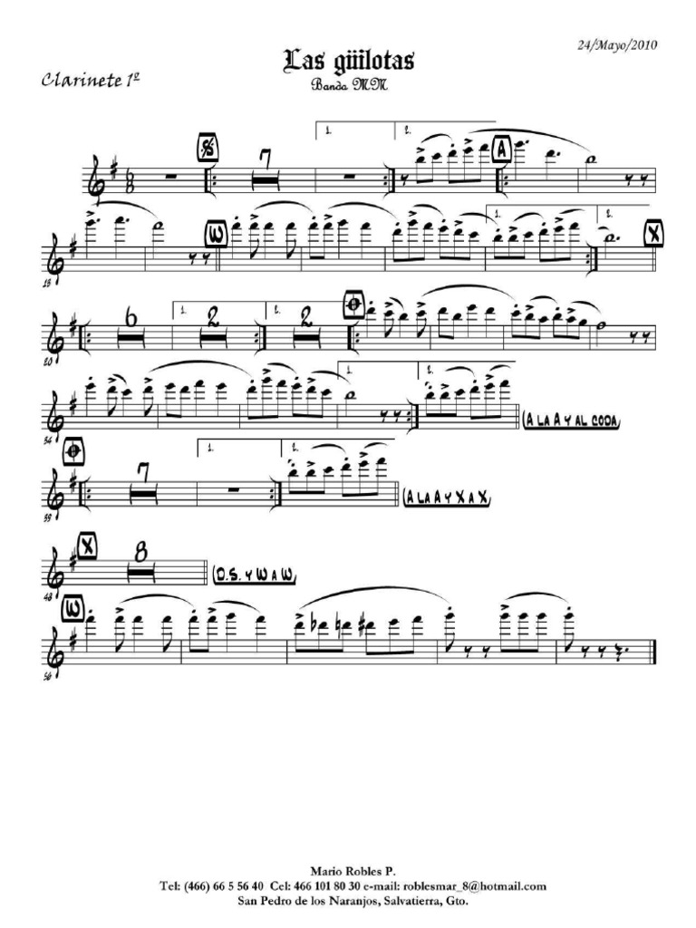 Las Guilotas - Banda Mm (1) | PDF
