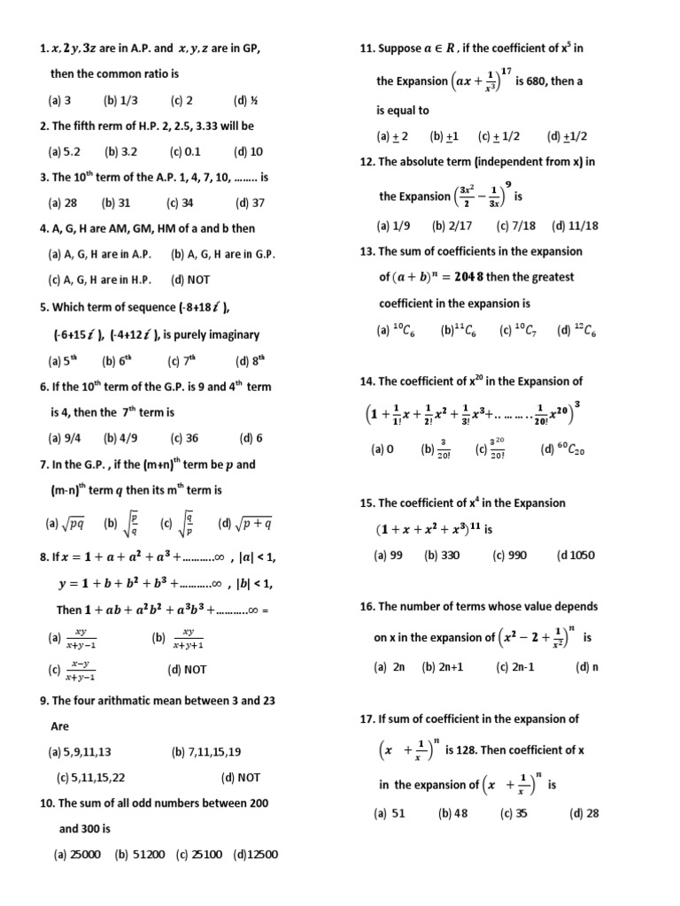 Mathematics Practice | PDF | Arithmetic | Mathematical Concepts