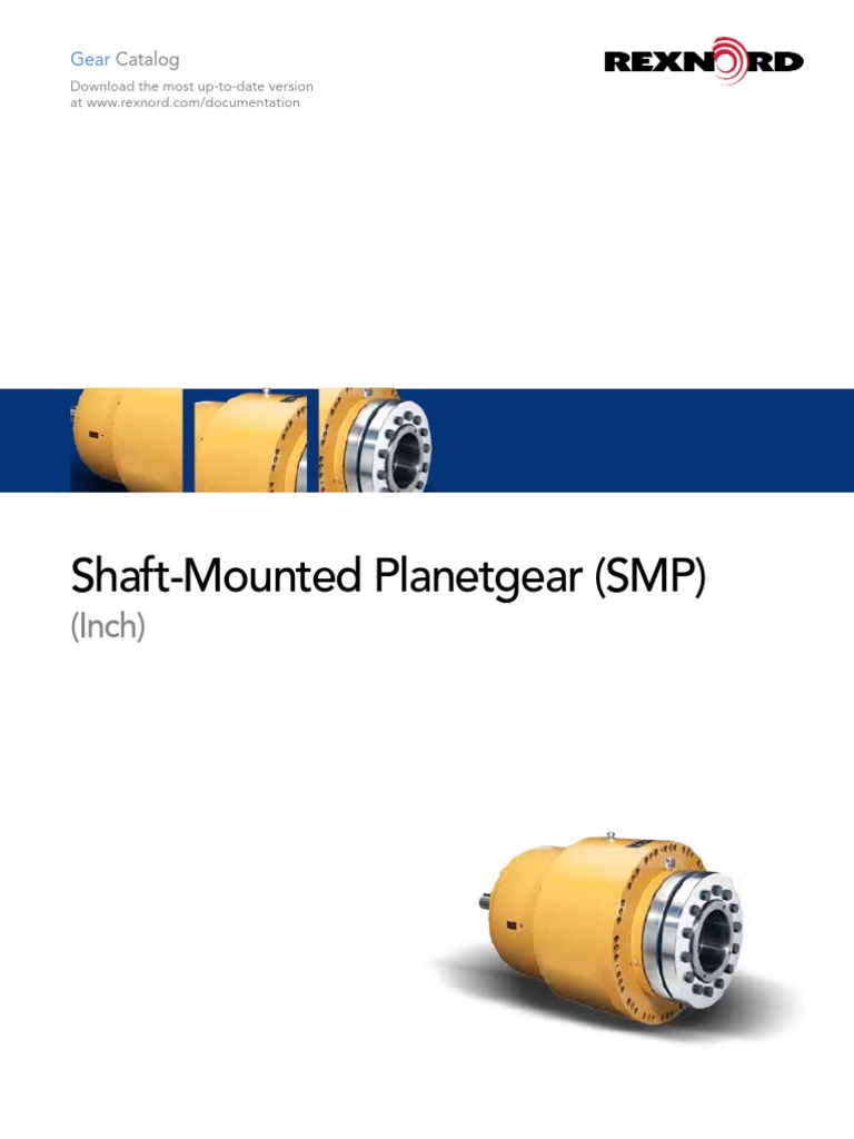 Shaft Mounted Planetgear Rexnord | PDF | Horsepower | Engines