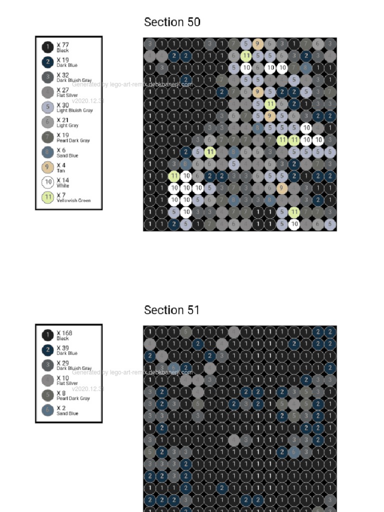 Lego Art Remix Instructions Part 2 | PDF