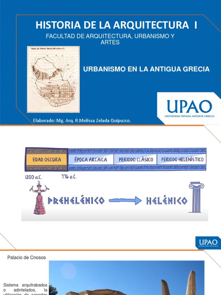 Urbanismo en La Antigua Grecia | PDF | Antigua Grecia | Antiguedad clasica