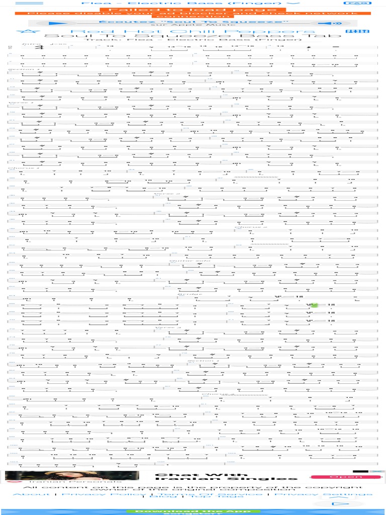 Soul To Squeeze Bass Tab by Red Hot Chili Peppers | PDF