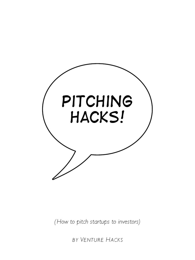 Pitching Hacks | PDF | Public Key Cryptography | Non Disclosure Agreement