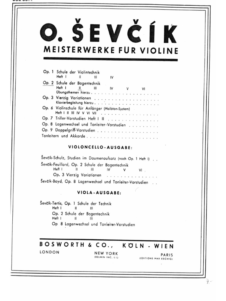 Sevcik | PDF