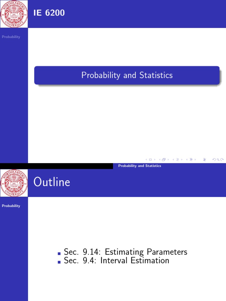 Probability and Statistics | PDF | Sample Size Determination | Confidence Interval