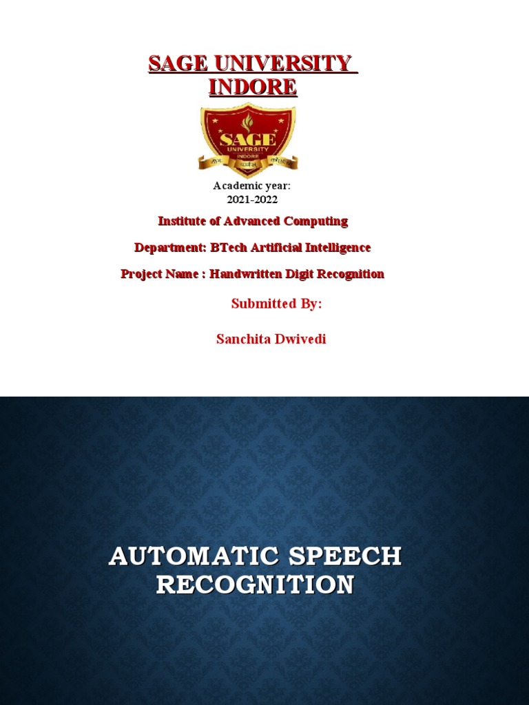 Automatic Speech Recognition Pdf Stress Linguistics Speech