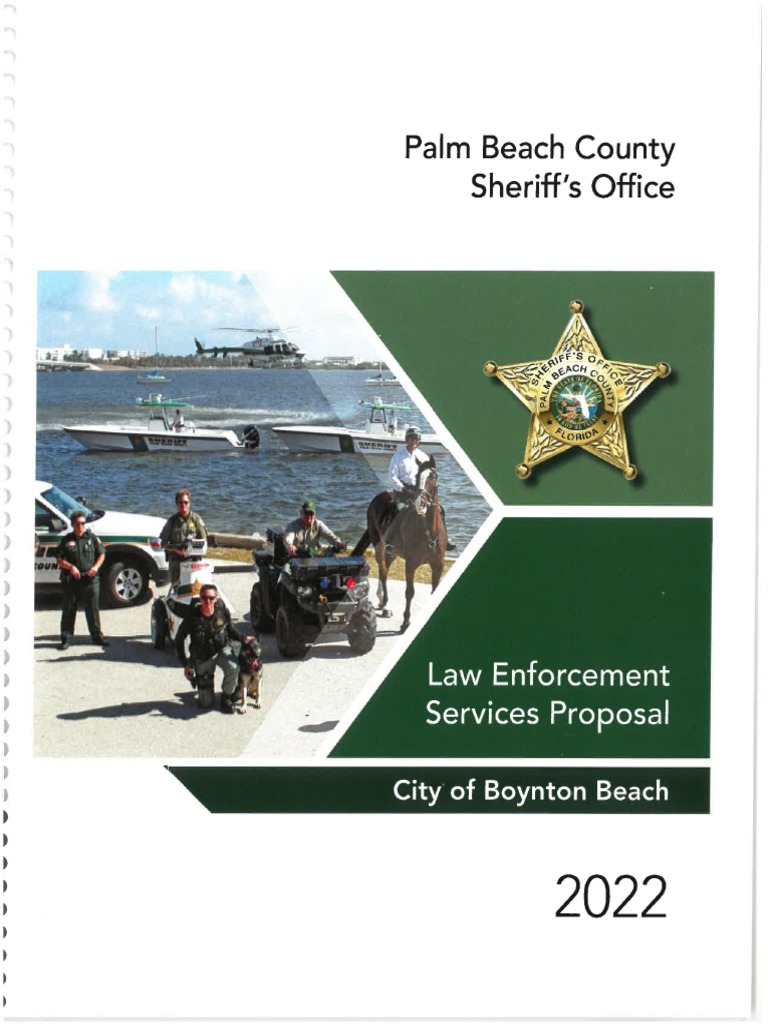 PBSO Boynton Beach Proposal | PDF