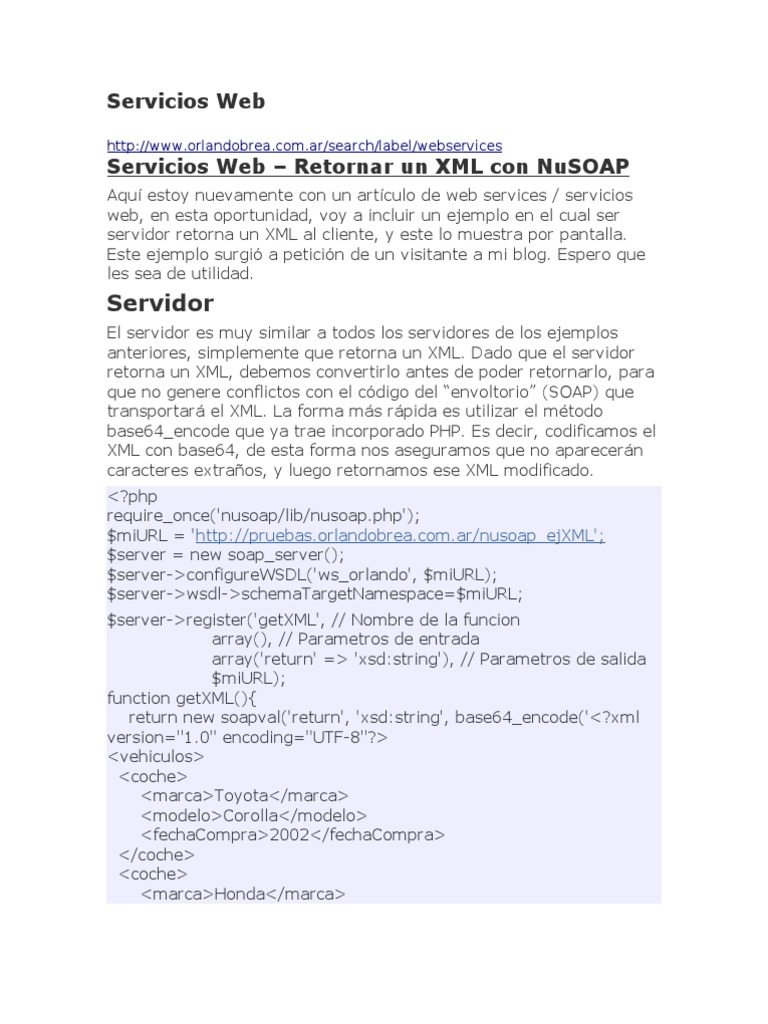 Servicios Web | PDF | Servidor web | Internet y web