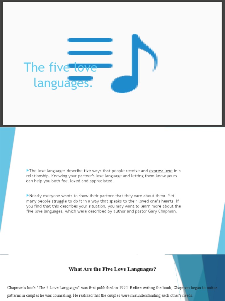 The Five Love Languages | PDF
