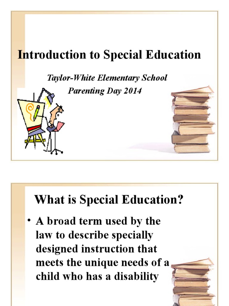Introduction To Special Education: Taylor-White Elementary School | PDF ...