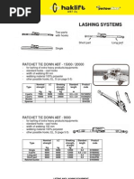 Lashing Calculation | PDF | Force | Mass